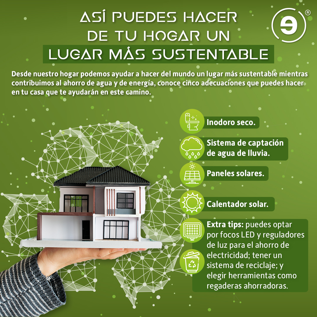 Así puedes hacer de tu hogar un lugar sustentable - Energía Hoy
