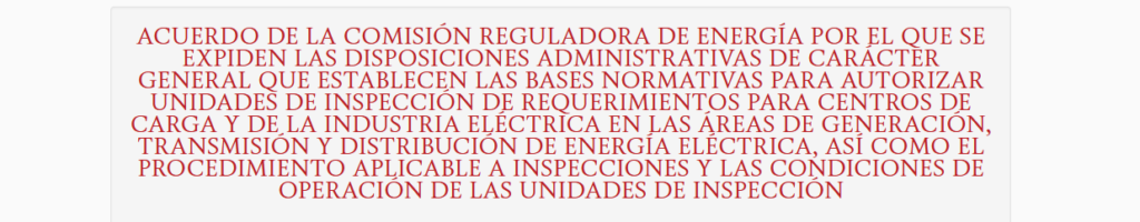 Presenta CRE anteproyecto para validar Unidades de Inspección para ...